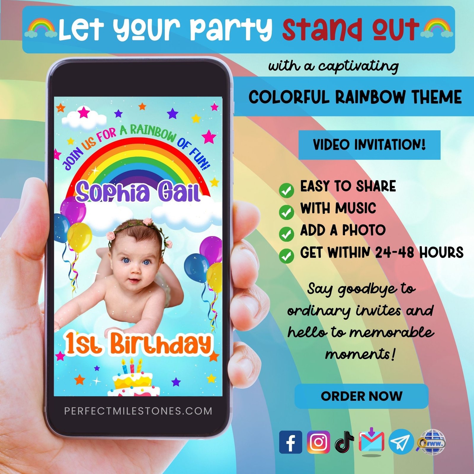 Rainbow Themes Archives - Perfect Milestones